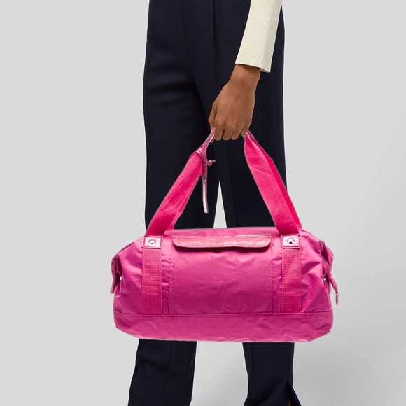 Neiman Marcus | Bags | Nwt Neiman Marcus Vibrant Pink Nylon Weekender Duffel Bag | Poshmark